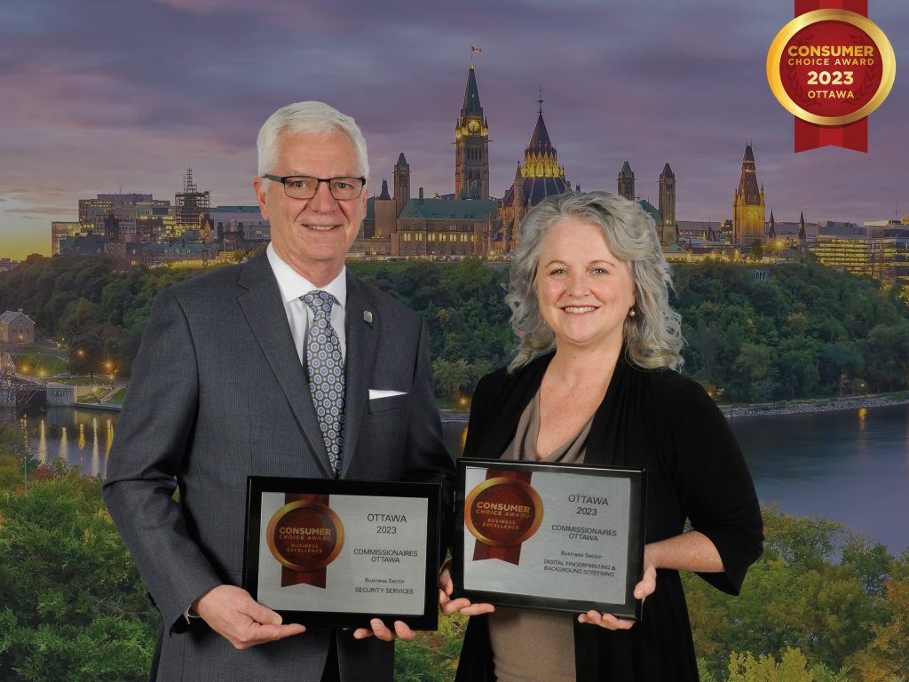 Commissionaires Ottawa – Consumer Choice Award
