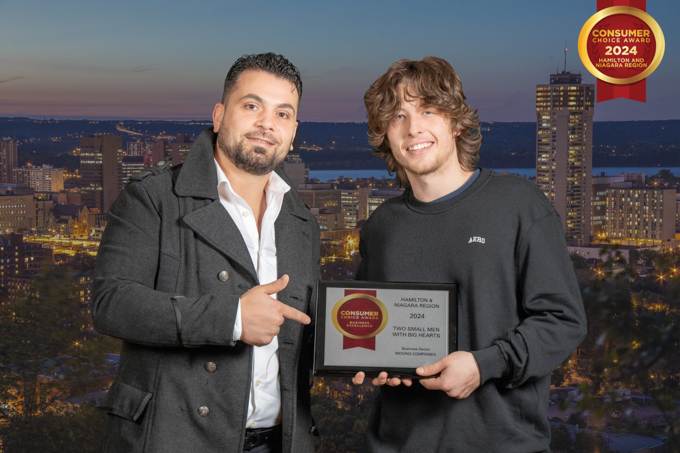 Two Small Men with Big Hearts – Consumer Choice Award