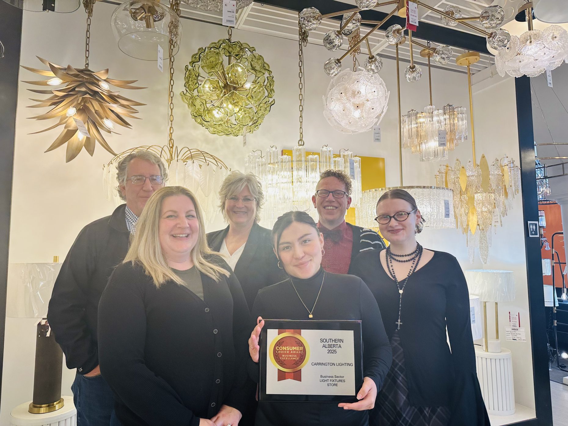 Carrington Lighting – Consumer Choice Award